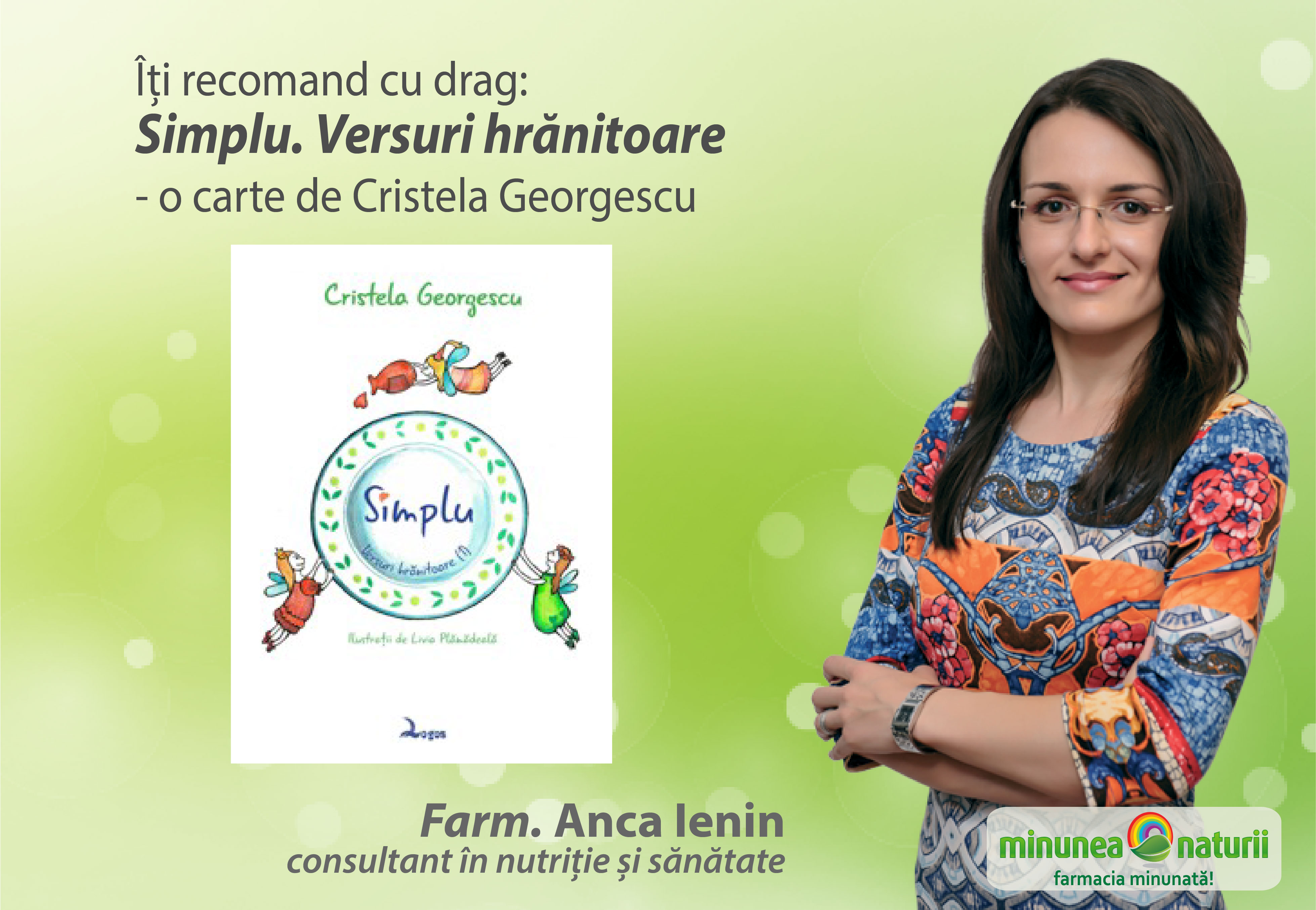 Simplu. Versuri hranitoare - Cristela Georgescu, o carte dincolo de ...