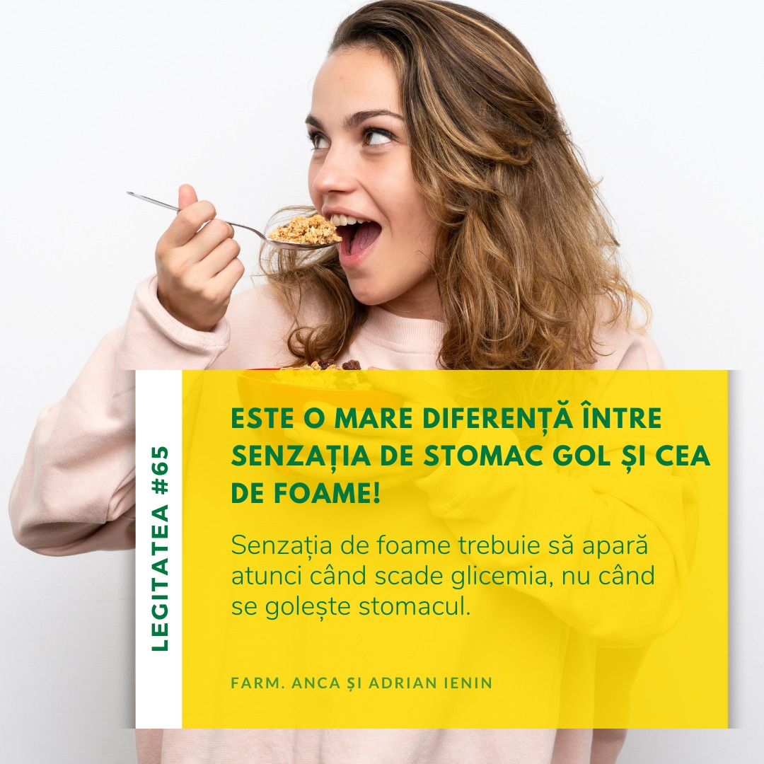 Este o mare diferență între senzația de stomac gol și cea de foame ...