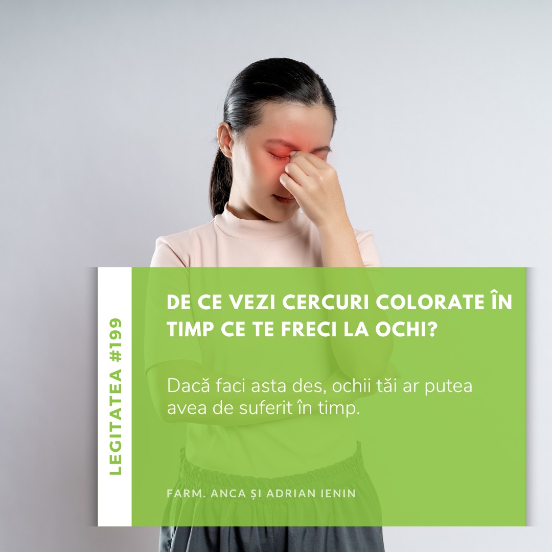 De ce vezi cercuri colorate (fosfene) în timp ce te freci la ochi ...