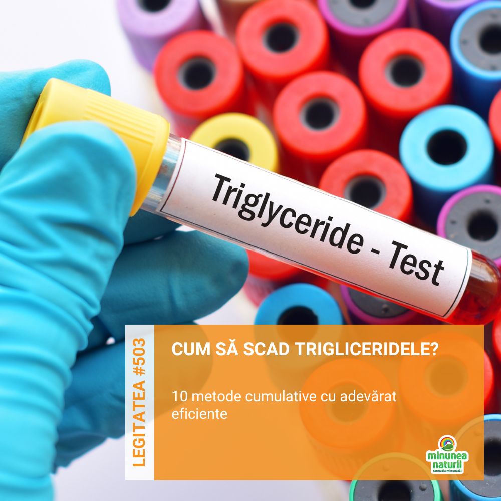 Cum să scad trigliceridele? (Legitatea #503) - minuneanaturii.ro
